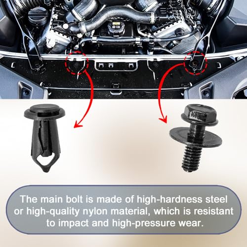 Snapklik.com : WINUERK 35PCS Engine Under Cover Splash Shield Guard ...