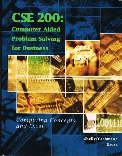CSE 200: Computer Aided Problem Solving for Business (Computing ...