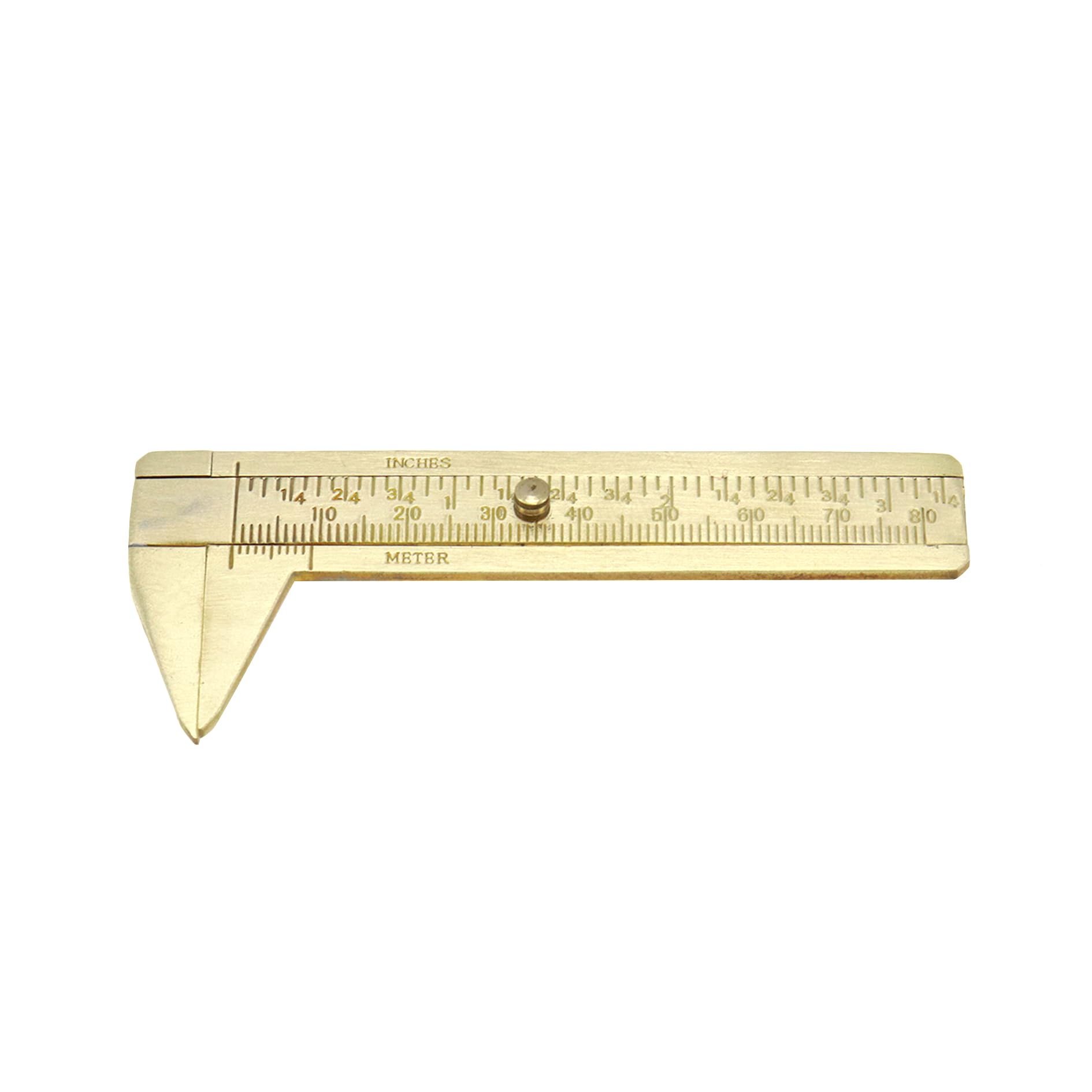 Snapklik.com : Meprotal Sliding Vernier Caliper Mini Brass Sliding ...