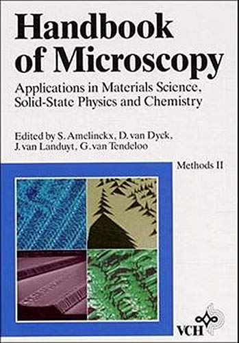 Handbook of Microscopy: Applications... by Amelinckx, S.