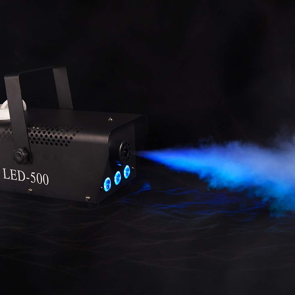 Led Fog Machine With Remote Fansteck 500W Fog Machine With LED Lights ...