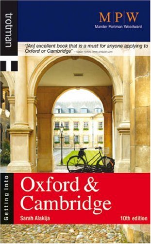 Getting Into Oxford and Cambridge (Getting into Course Guides): Sarah ...