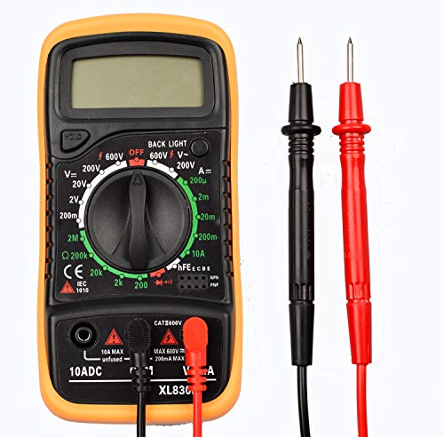 Digital Multimeter, Multi Meter Manual Ranging Includes Volt Meter ...