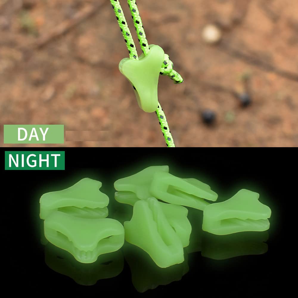 Snapklik.com : 20 Pack Ultralight Guyline Tensioners Tent Rope ...