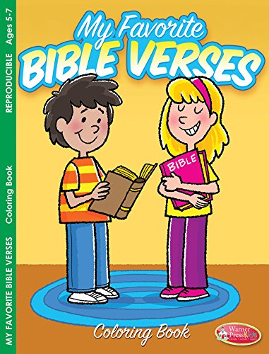 Coloring & Activity Book - My Favorite Bible Verses (5-7): Warner Press ...