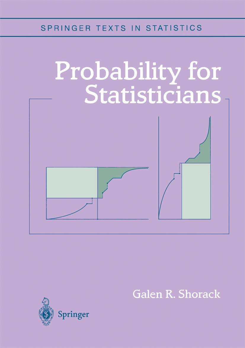 Amazon.com: Probability for Statisticians (Springer Texts in Statistics ...