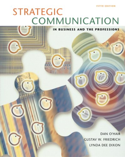 Amazon.com: Strategic Communication in Business and the Professions ...