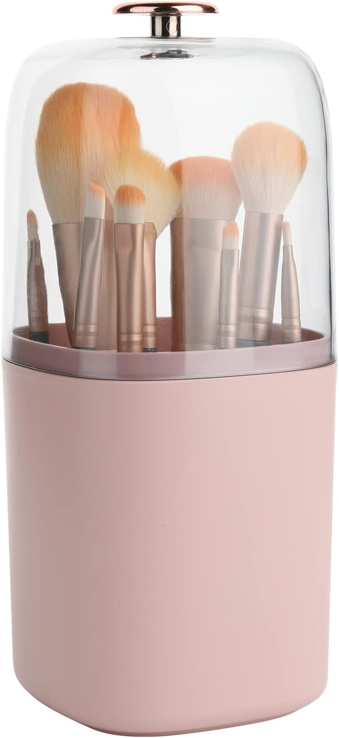 Amazon.com: Beautyflier Makeup Brush Holder Organizer with Lid ...