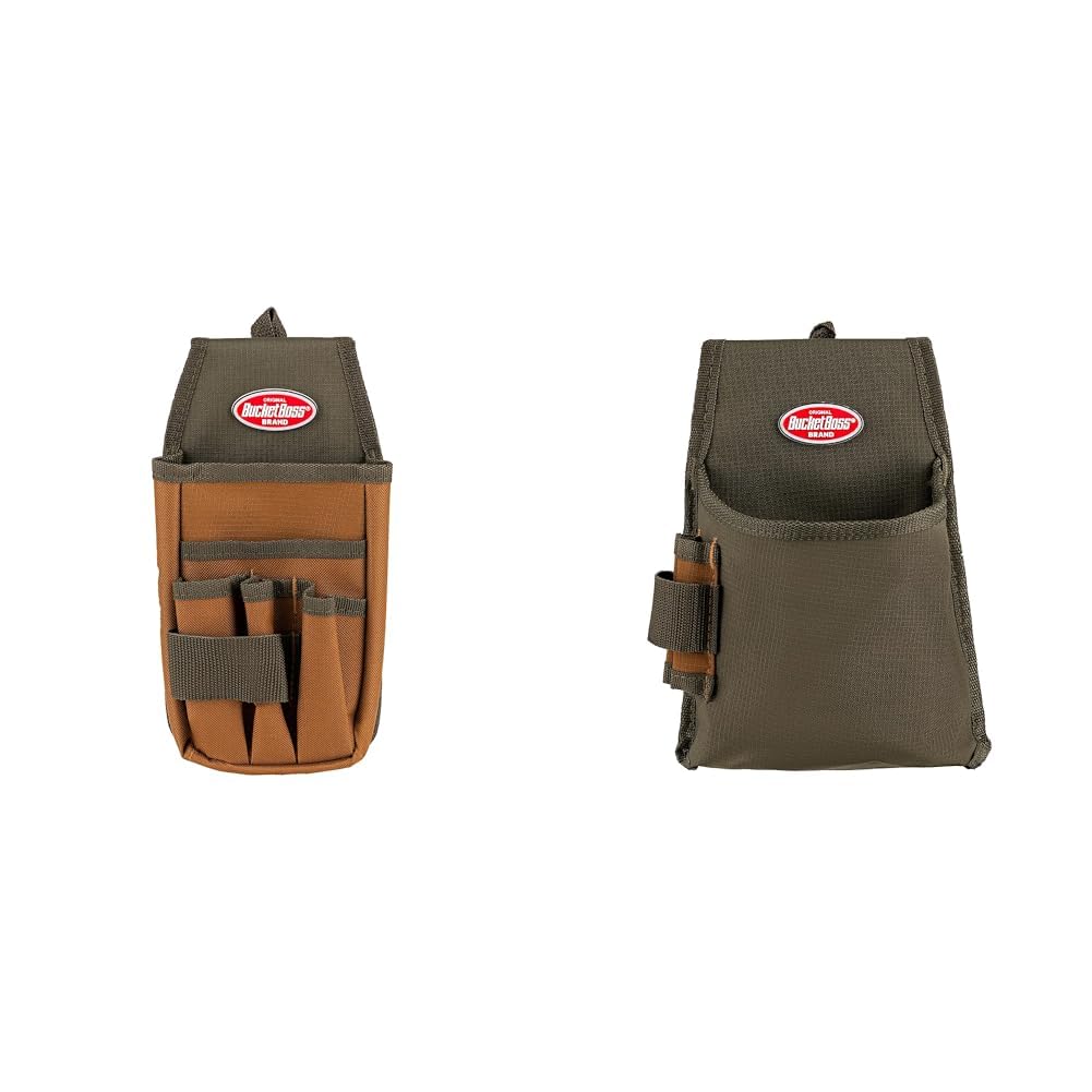 Amazon.com: Bucket Boss Utility Pouch with FlapFit 54170 and Fastener ...