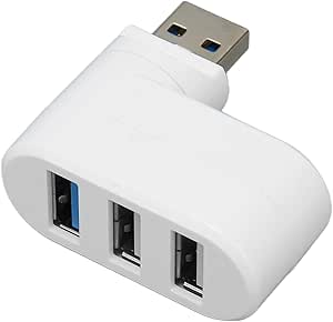 Amazon.com: Zyyini Rotatable USB Hub, 180 Degree and 90 Degree Rotation ...