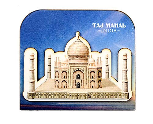 Buy India Souvenir Wooden Fridge Magnet-Taj Mahal India,Perfect ...