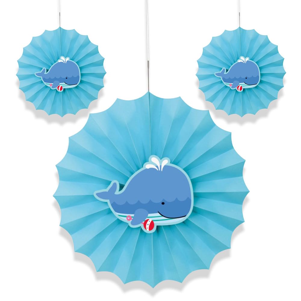 Unique Party 42419 - 30cm Under The Sea Tissue Paper Decorative Fan ...