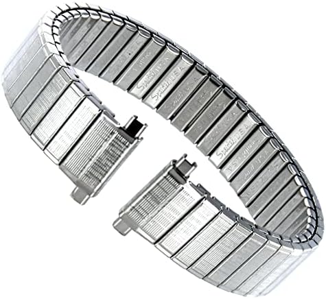 Amazon.com: Speidel Express 9-13mm Long Stainless Steel Expansion Watch ...