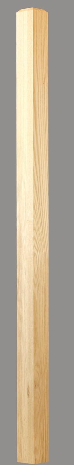 C-4076 Craftsman Newel Plain 3-1/2" x 56" - White Oak: Amazon.com ...