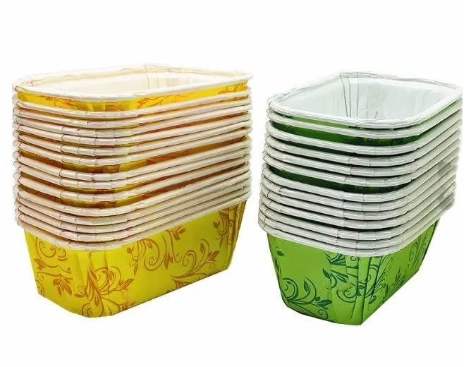 Buy Adaamya® - 50 Pcs - Bake & Serve Plumpy Disposable Paper Mould ...