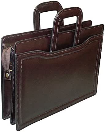 Amazon.com | Bellino Double Gusset Leather Portfolio | Briefcases