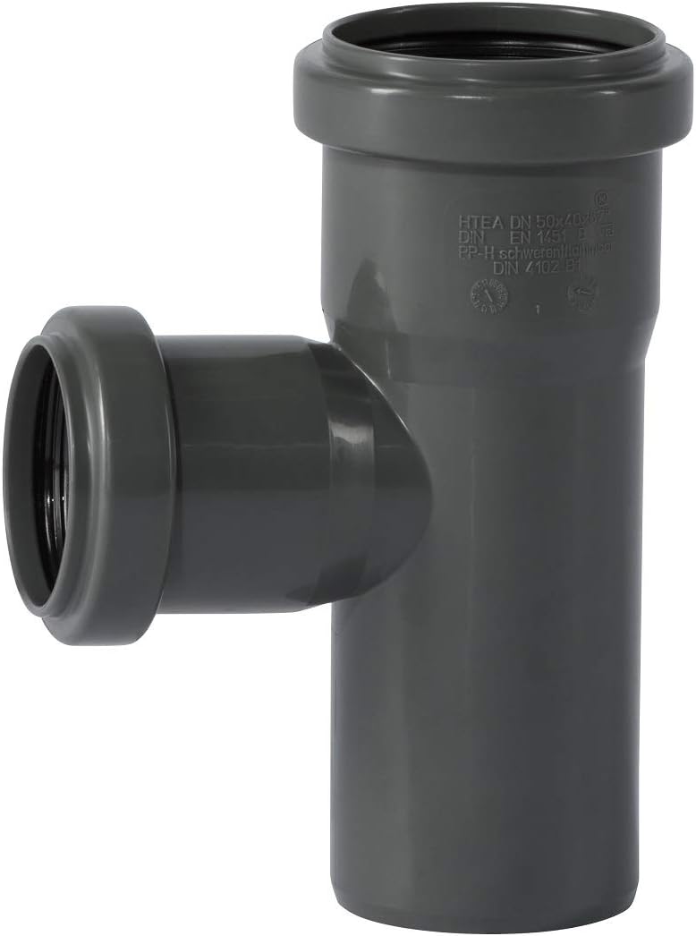 Ostendorf HTsafe Junction DN 50/40 mm 87 Degree HT Pipe : Amazon.co.uk ...