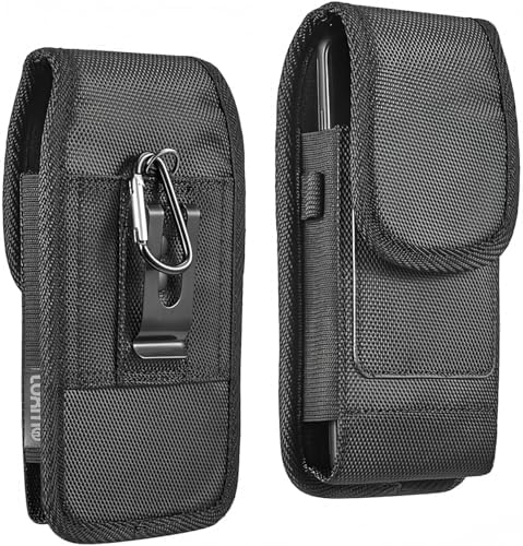 Amazon.com: Pitau Holster for iPhone Se, 8, 7, 6s, 6 – Rugged Nylon ...