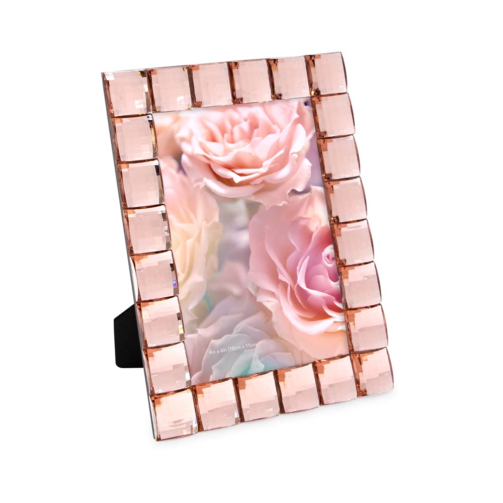 Amazon.com - Isaac Jacobs Decorative Sparkling Jewel Picture Frame ...