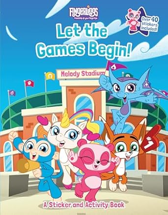 Fingerlings: Let the Games Begin! A Sticker and Activity Book: Vitale ...