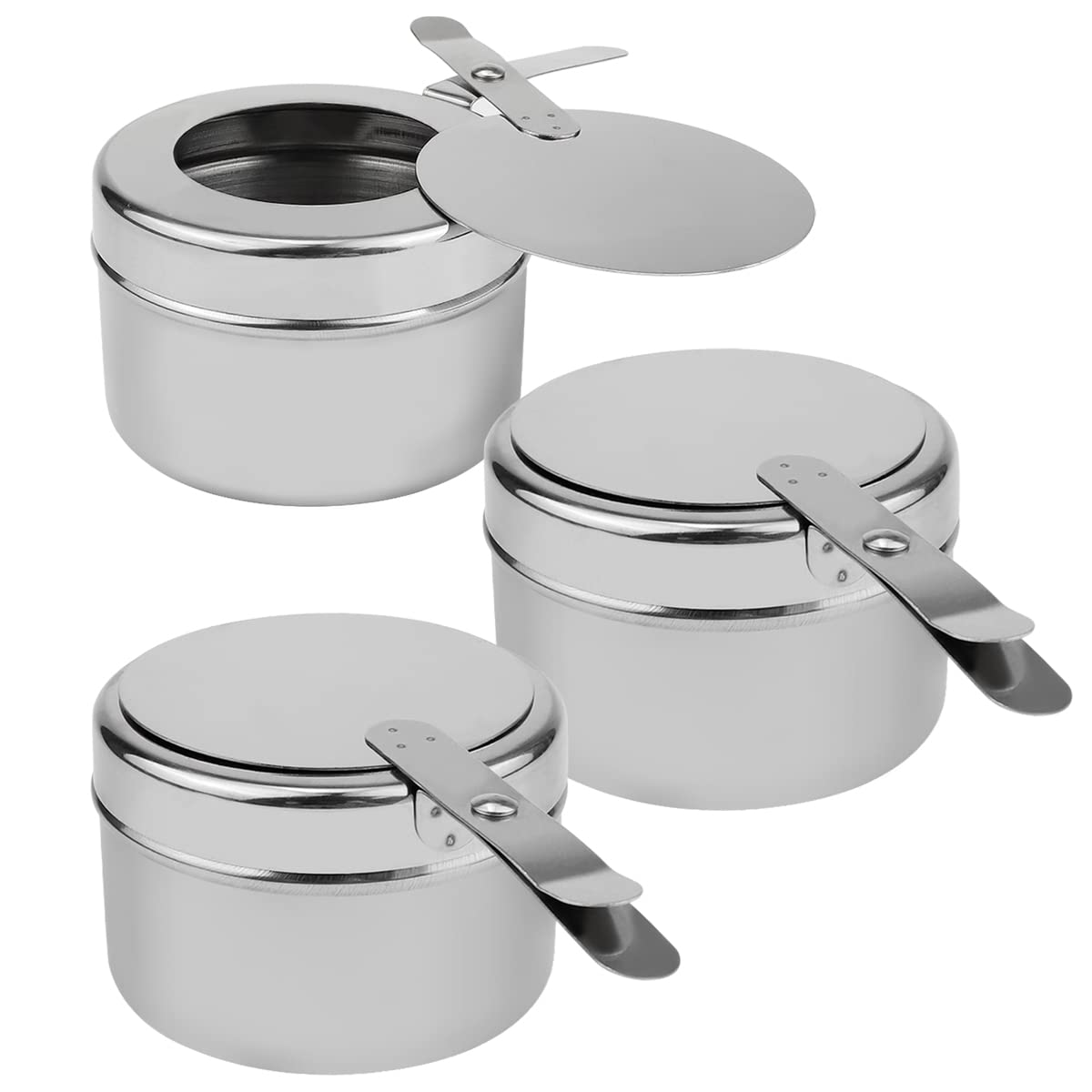 Amazon.com: LNQ LUNIQI 3Pcs Stainless Steel Round Fuel Holder with ...