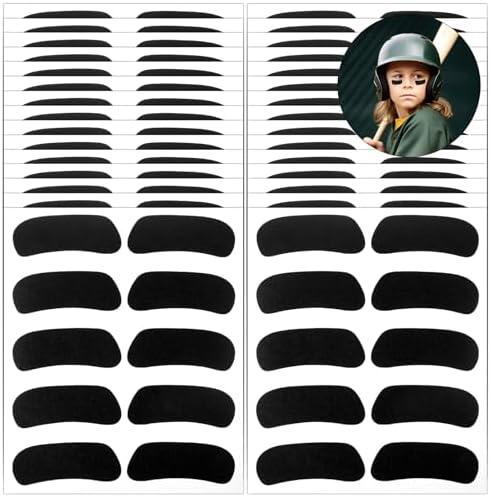 Amazon.com: 60 Pairs Eye Black Stickers for Kids Customizable Sports ...
