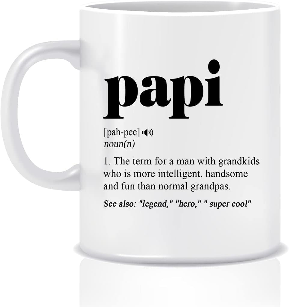 Amazon.com: Papi Definition Mug - Papi Coffee Mug - Papi Mug - Papi ...