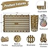 Amazon.com : Tree Trunk Protector Guard Brown, 6 Pack Garden Fence ...