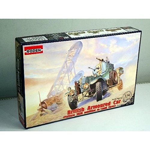 Roden 802 Model Kit British Armoured Car (Pattern 1920 Modifi - Scale ...
