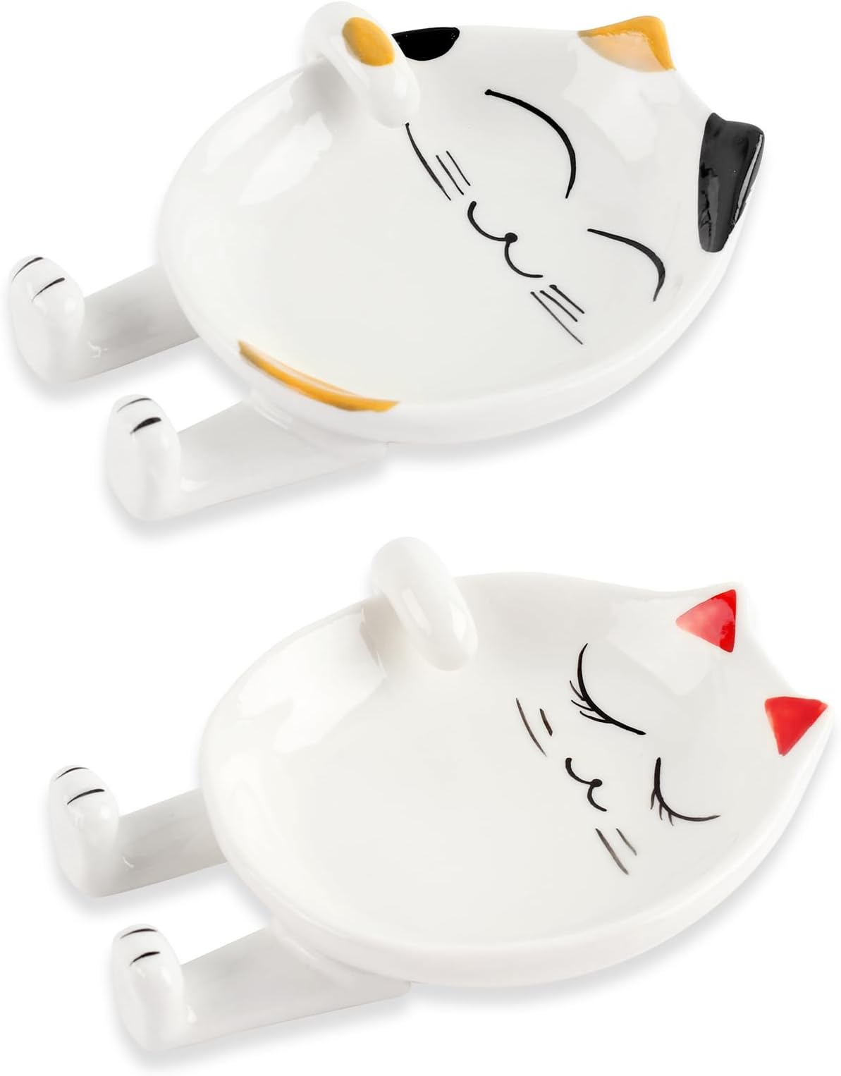 Amazon.com: Cat Spoon Rest, Ceramic Cute Spoon Holder Rest for Stove ...