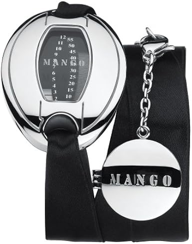 MANGO Black & Silver Dial Watch - QM5144901 : Amazon.co.uk: Fashion