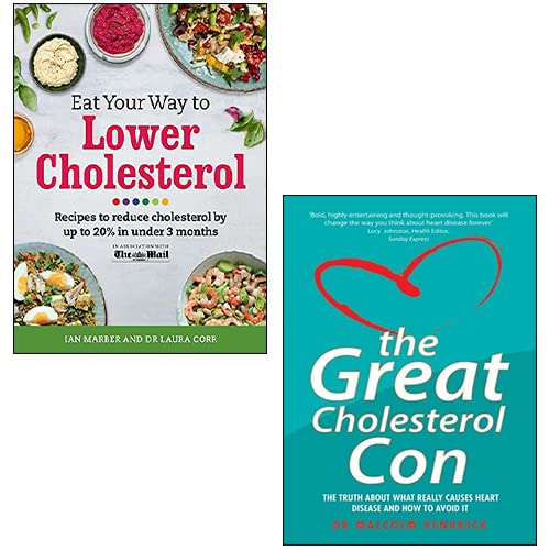 Eat Your Way To Lower Cholesterol, The Great Cholesterol Con 2 Books ...