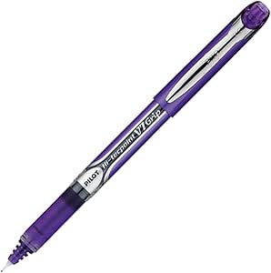 Pilot V7 Grip Liquid Ink Rollerball 0.7 mm Tip (Box of 12) - Violet ...