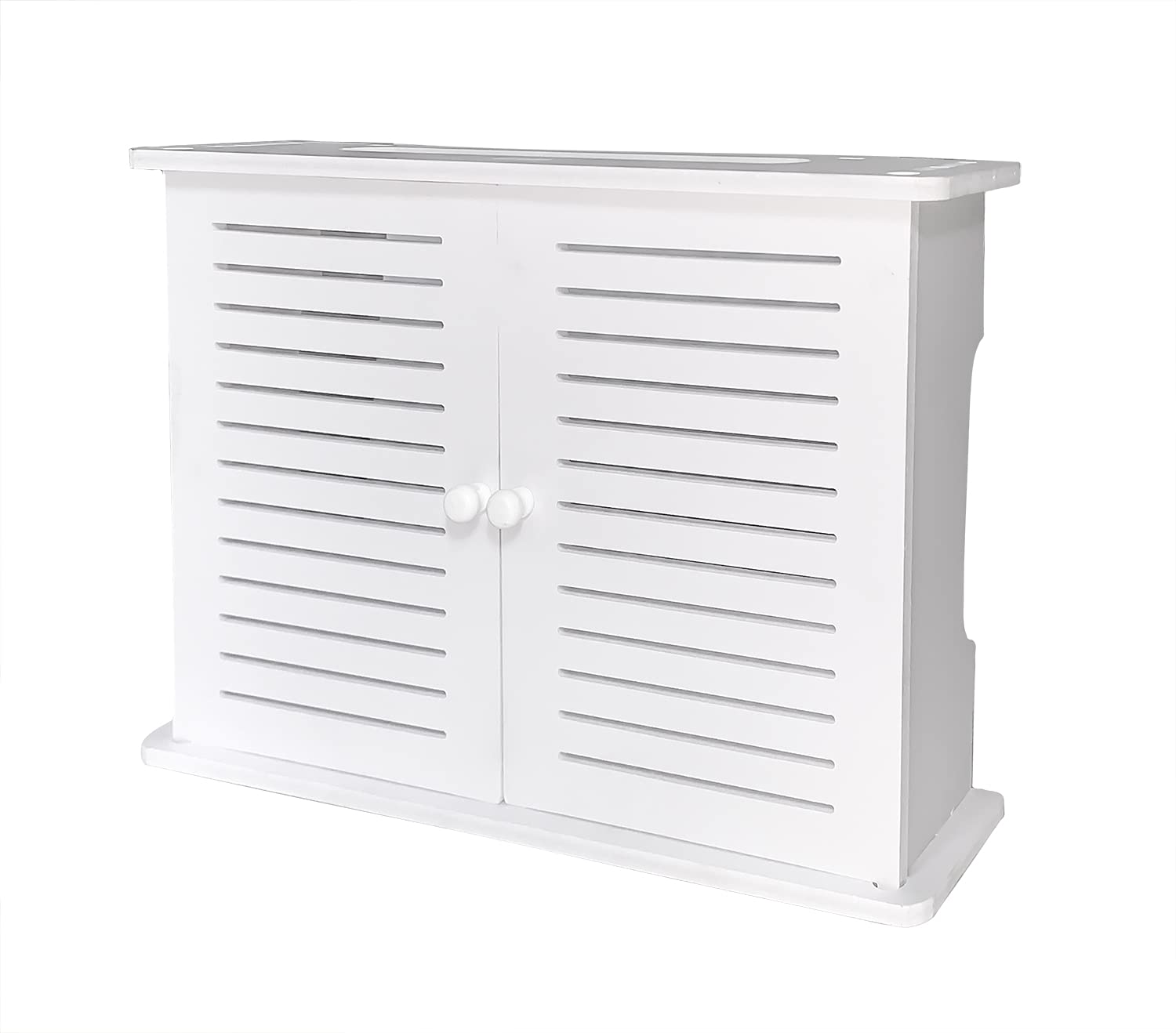 WiFi Router Modem Cable Power Plug Wire Storage Boxes Wall Mount ...