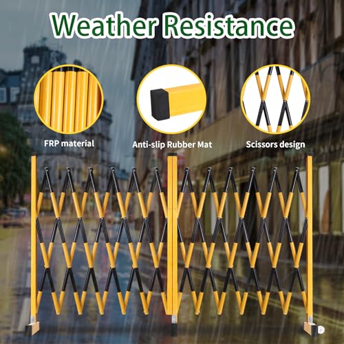 Snapklik.com : Expandable Barricade Gate, Folding Security Gate Mobile ...