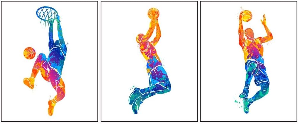 Amazon.com: Skyists Basketball Poster Set, Kobe Bryant, Michael Jordan ...