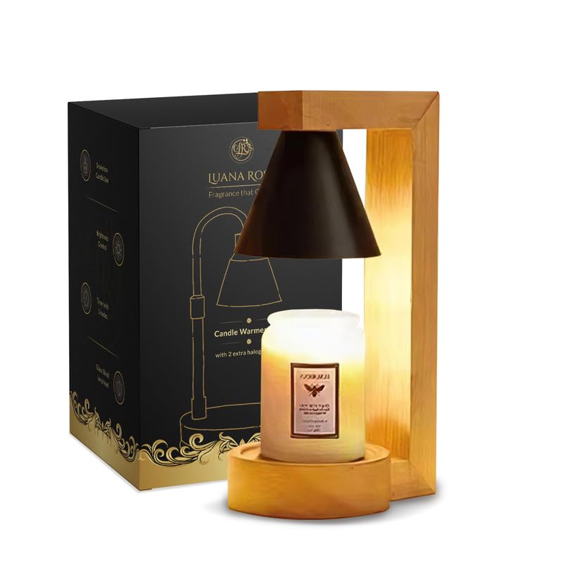 Amazon.com: Luana Rose Candle Warmer Lamp - Black Round Base : Home ...