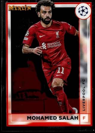 Amazon.com: 2022-23 TOPPS MERLIN CHROME UEFA #88 MOHAMED SALAH ...