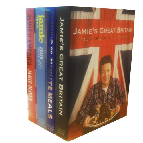 Jamie Oliver Collection 4 Books Set (Jamie's Great Britain, Jamie's 30 ...