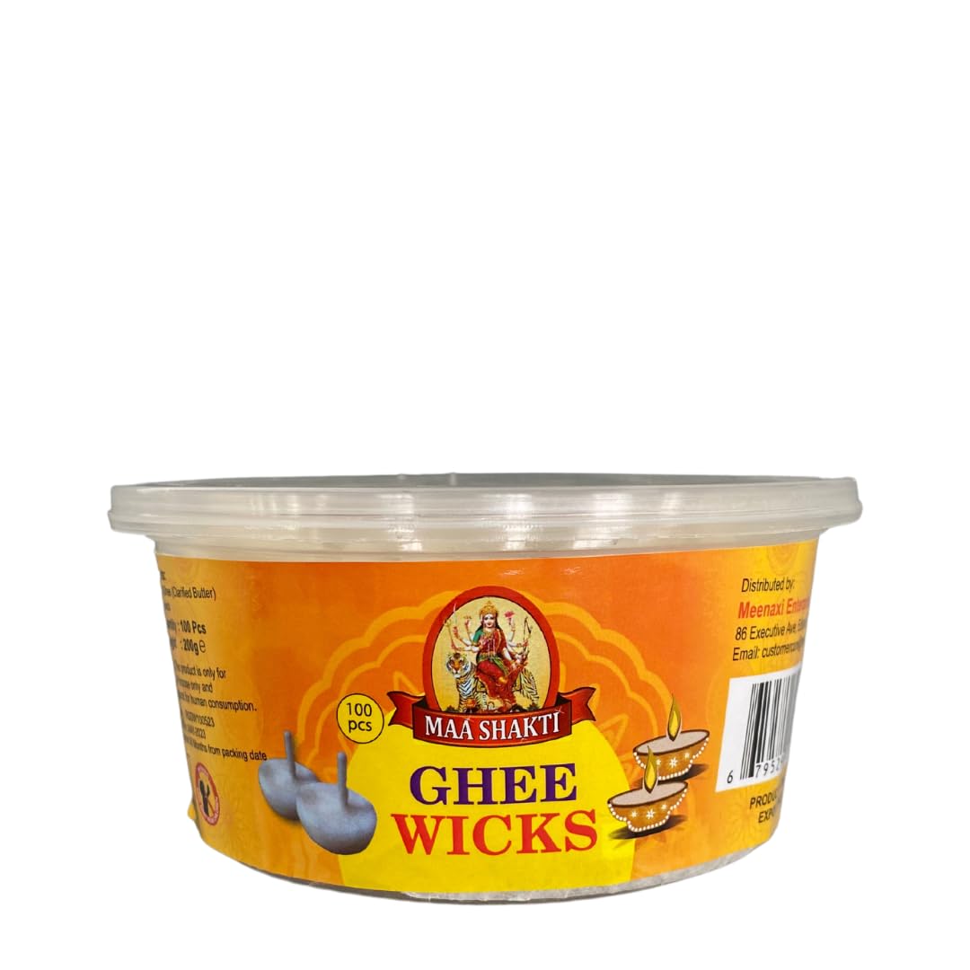 Amazon.com: Pure Ghee Wicks for Pooja at Home and Mandir - Readymade ...
