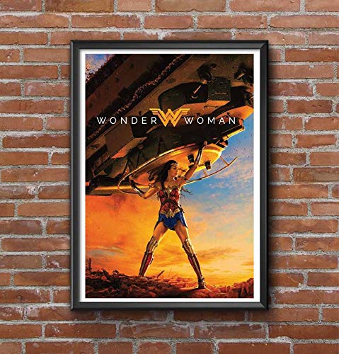 Wonder Women Movie Poster Frame for Room & Office (10inch X 13inch ...