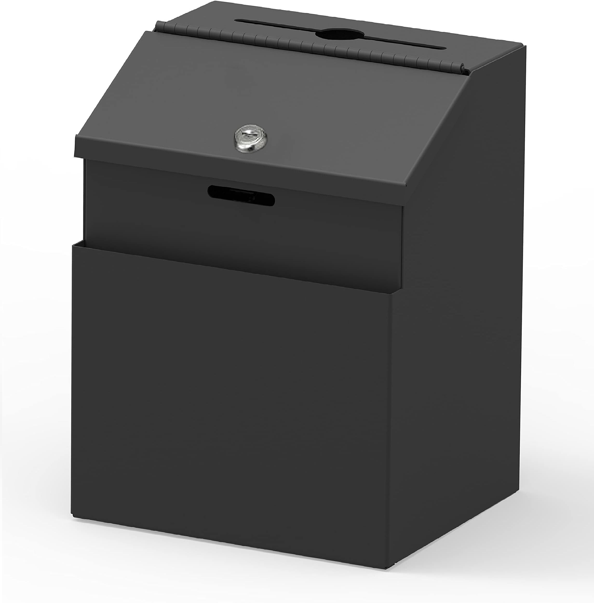 Safco Steel Suggestion Box, Black : Amazon.co.uk: Stationery & Office ...
