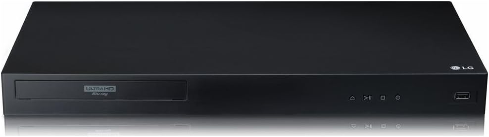 LG UBK80 4K Ultra HD HDR Blu-ray Player, Black : Amazon.co.uk ...