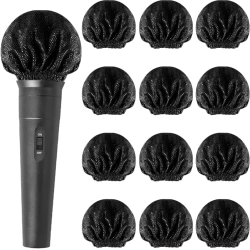 Amazon.com: 60 Pcs Disposable Microphone Covers Non-Woven Handheld ...