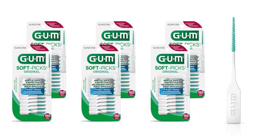GUM Soft-Picks® Original Dental Picks, Between Teeth Cleaning, On-The ...