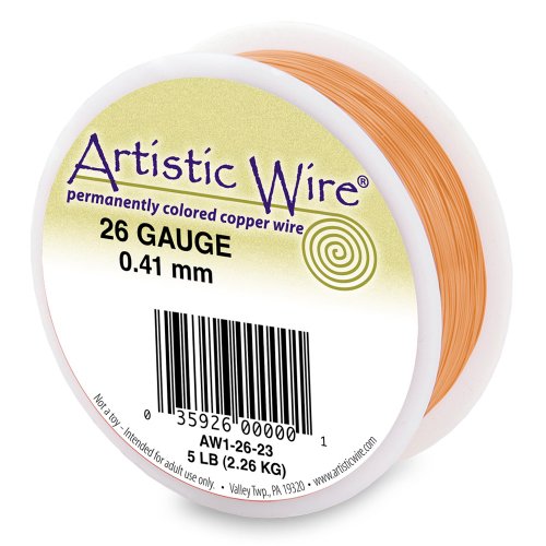 Snapklik.com : Artistic Wire 22 Gauge Bare Copper Craft Jewelry ...
