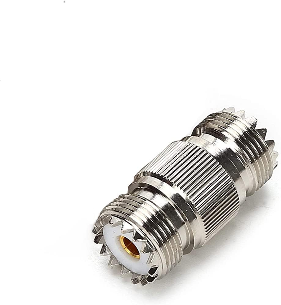 Amazon.com: SO-239 UHF hembra a hembra hembra conector de barril ...