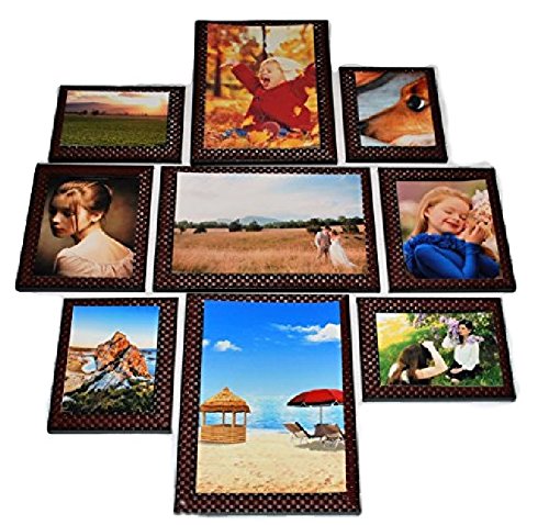 9 Photo Frames Set or Set of 9 Photo Frames : Amazon.in: Home & Kitchen