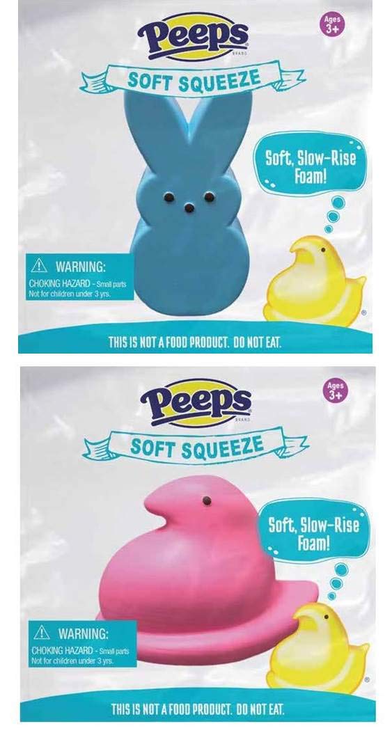 Snapklik.com : Little Kids Peeps Easter Toy Chick Or Bunny Squishy Slow ...