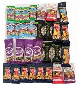 Amazon.com : 30 Individual Nuts Snack Packs, Trail Mix Individual Packs ...